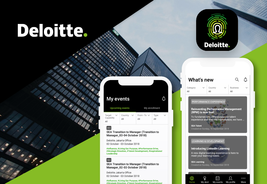 Deloitte - Malaysia Top Mobile/Web UI/UX Design Agency